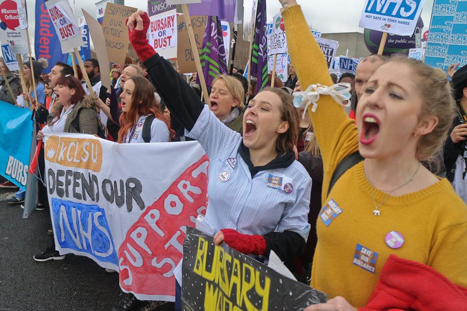 ‘These cuts will not heal’ – student nurses march for bursaries – rs21 ...